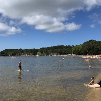 Plage de Cazaux-Lac 🏖️ Gironde, Fransa - detaylı özellikler, harita ...