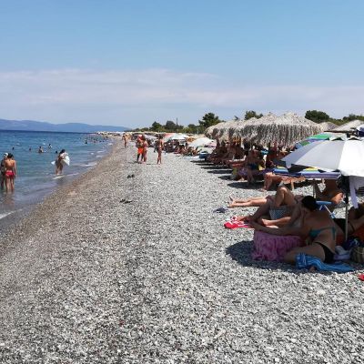 Pefki beach 🏖️ Euboea, Yunanistan - detaylı özellikler, harita, fotoğraflar