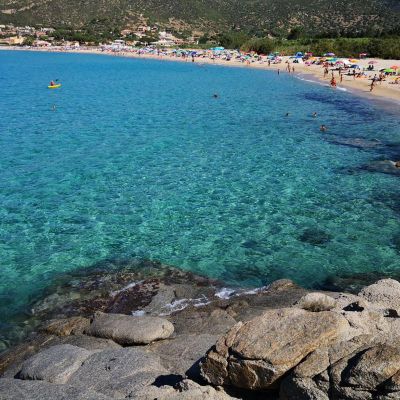 Spiaggia di Solanas | Sardinya, İtalya - detaylı özellikler, harita ...