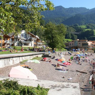 Badestrand Unterterzen 🏖️ St. Gallen, İsviçre - detaylı özellikler ...
