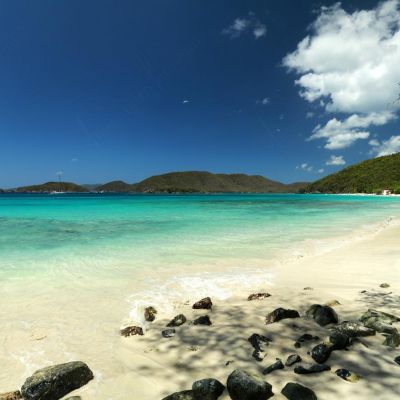 Peter Bay beach 🏖️ Cruz Bay, St. John adası, ABD Virjin Adaları ...